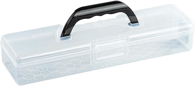 Amazon.com: Flythww Plastic Storage Container with Lid, Clear Craft ...