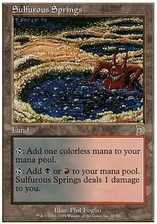 Amazon.com: Magic: the Gathering - Sulfurous Springs - Deckmasters ...