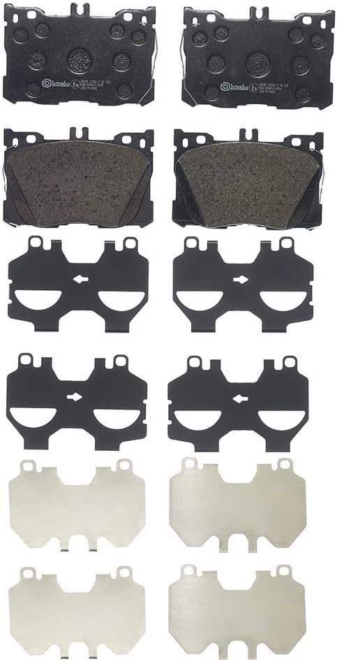 Amazon.com: Brembo P50139N Premium Ceramic Front Disc Brake Pad Set ...