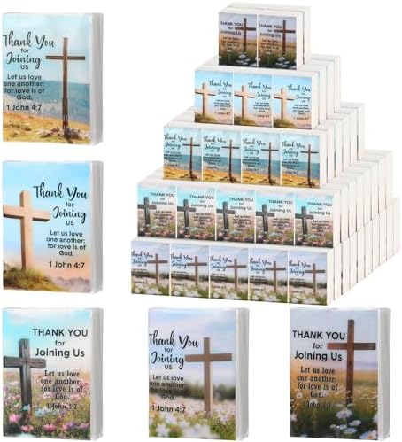 Amazon.com: Tinlade 50 Pcs Welcome to Our Church Pocket Tissues Gifts ...