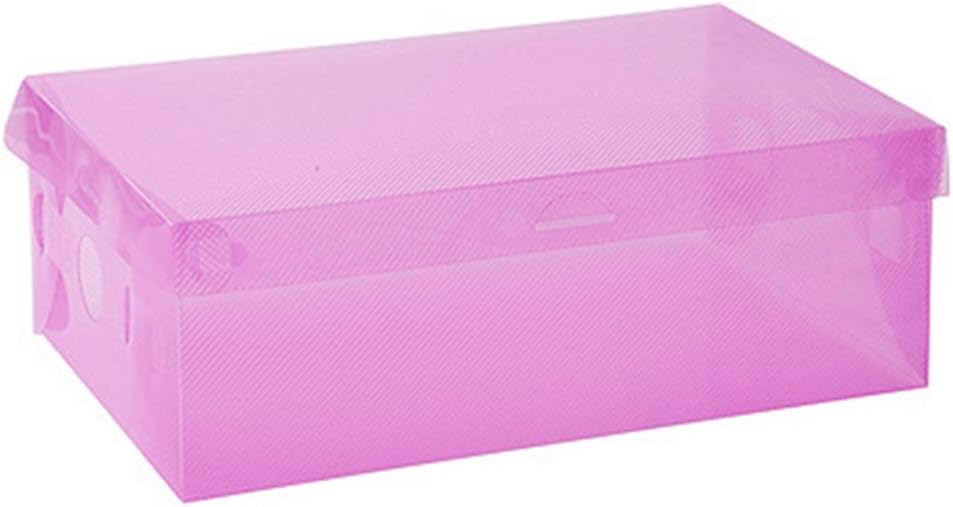 Amazon.com: Gilroy Clear Plastic Shoes Storage Box Shoebox Containers ...