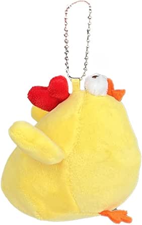 Women's Chicken Keychain Mini Short Plush Duck Keychains for Women Faux ...