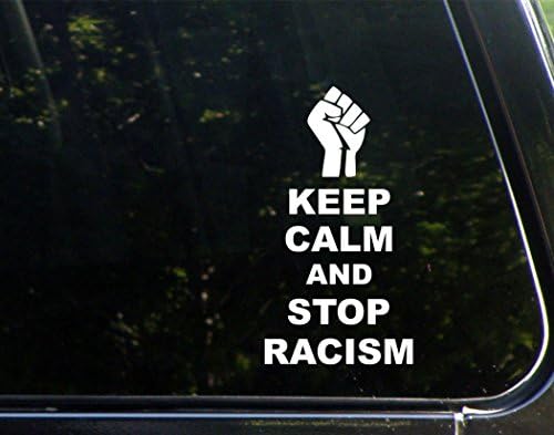 Amazon.com: Diamond Graphics Keep Calm and Stop Racism (4" X 7") Die ...
