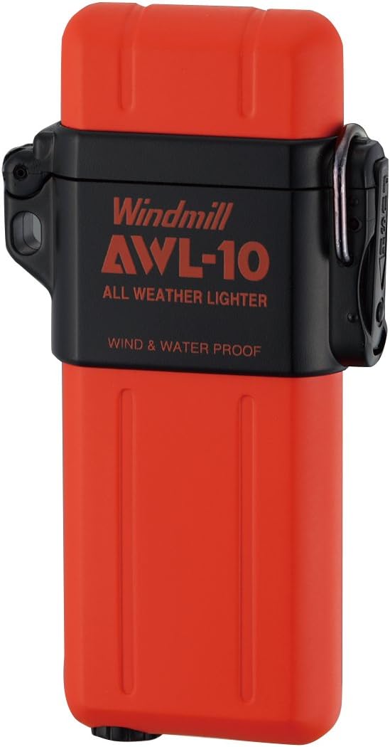 Amazon | WINDMILL(ウインドミル) ターボライター AWL-10 内燃式 防水 耐風対応 マットオレンジ 307-0040 ...