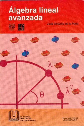 Algebra lineal avanzada/ Advanced Linear Algebra : Antonio De La Pena ...