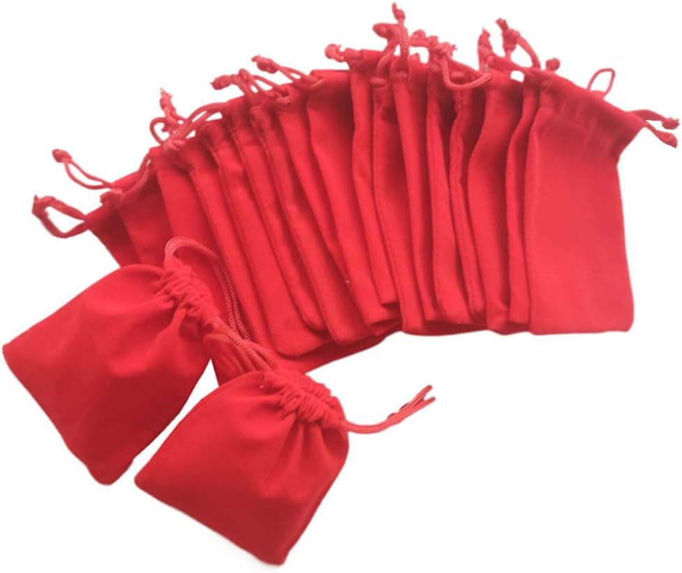 Amazon.com: Cosmos Pack of 12 Golden Tone Rim Red Color Velvet ...