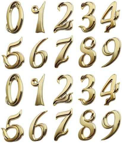 Amazon.com: HopeWan 3 Inch House Door Numbers Stick on Apartment Office ...