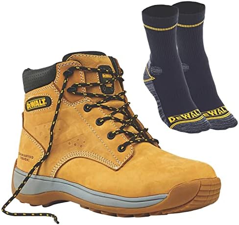 Dewalt Bolster Builder Safety Work Boots Honey Size 8 Mens With Free ...