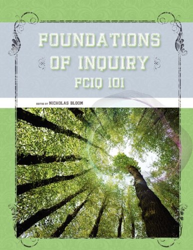 Foundations of Inquiry: Bloom, Nicholas: 9781609271909: Amazon.com: Books