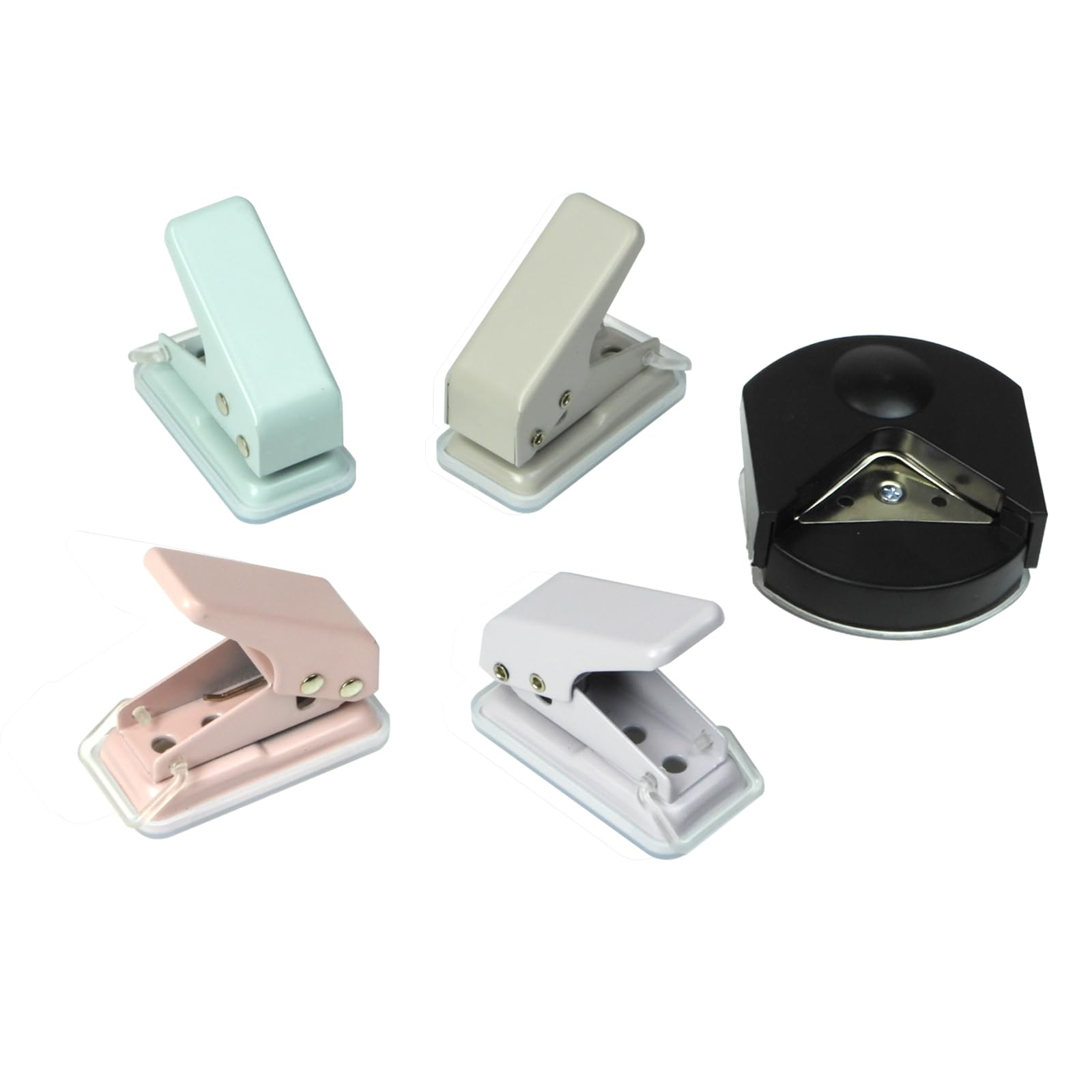Snapklik.com : Set Of 4 Multi-Color 1/4 Inch Circle Hole Punchers ...
