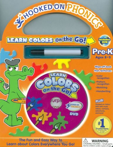 Learn Colors on the Go Wipe-off Board Book with DVD: Hooked on Phonics ...