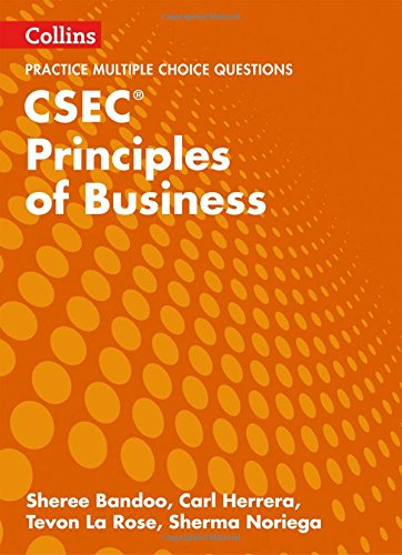 Csec Principles Of Business Multiple Choice Practice Collins Csec ...