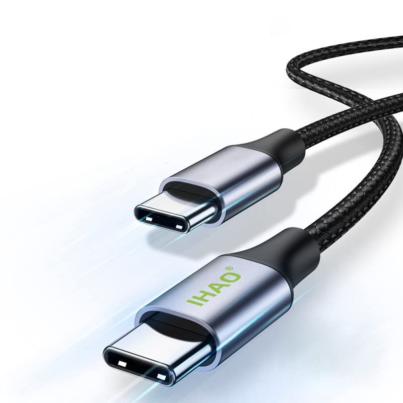 IHAO USB Type C to Type C Fast Charger Cable High Sync Speed USB C to ...