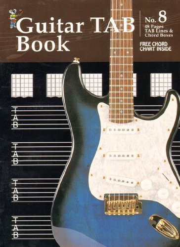 Amazon.com: CP11829 - Manuscript Book 8 - Guitar TAB Book ...