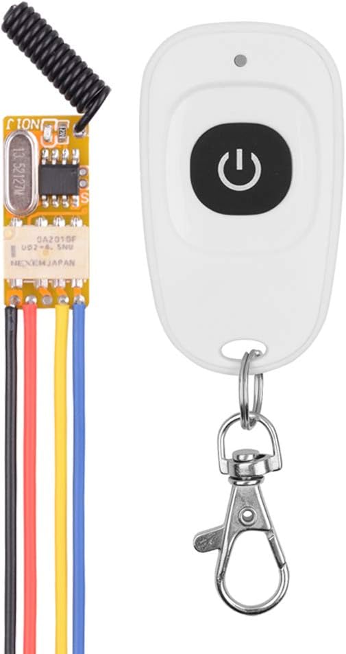 DC 3.7V - 12V 5V Mini Size Relay Remote Control Switch, 433Mhz Wireless ...