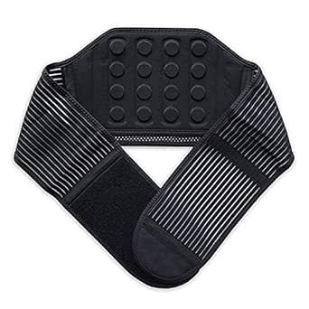 DAPERCI 17 Magnets Lumbar Brace Belt - Magnetic Lower Back Support Pain ...