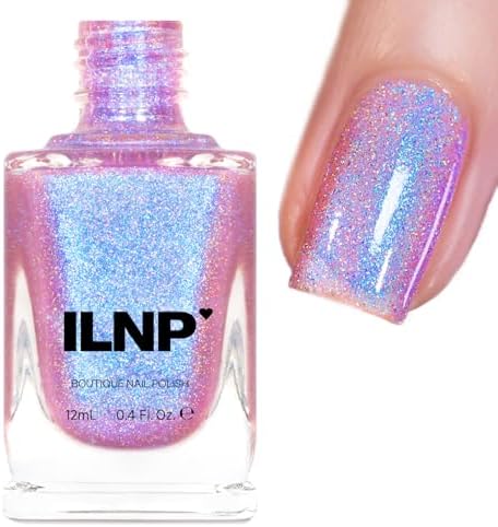 Amazon.com : ILNP Flower Child - Radiant Soft Pink to Blue Shimmer Nail ...