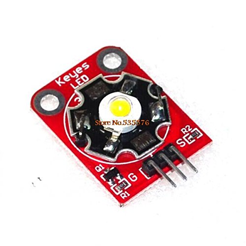 3W High-Power KEYES LED Module with PCB Chassis for Arduino STM32 AVR ...
