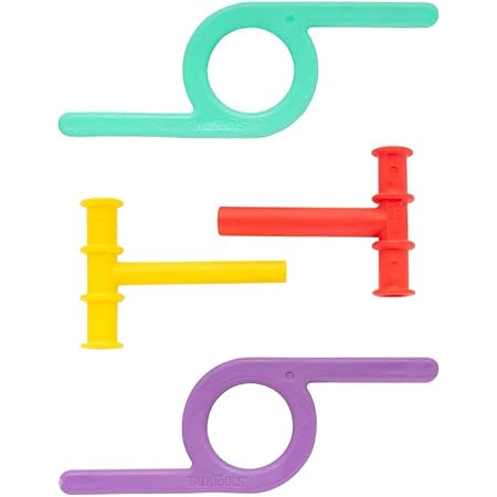 Amazon.com: TalkTools Jaw Grading Bite Blocks (Red) - (2 Pack) : Health ...