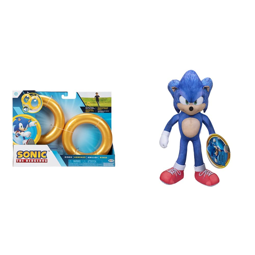 Sonic The Hedgehog Sonic Rings And Sonic The Hedgehog Plush ...