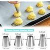 Amazon.com: Suuker Extra Large Piping Tips Set, Stainless Steel Round ...