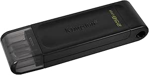 Amazon.com: Kingston DataTraveler 70 256GB USB-C Flash Drive | USB 3.2 ...