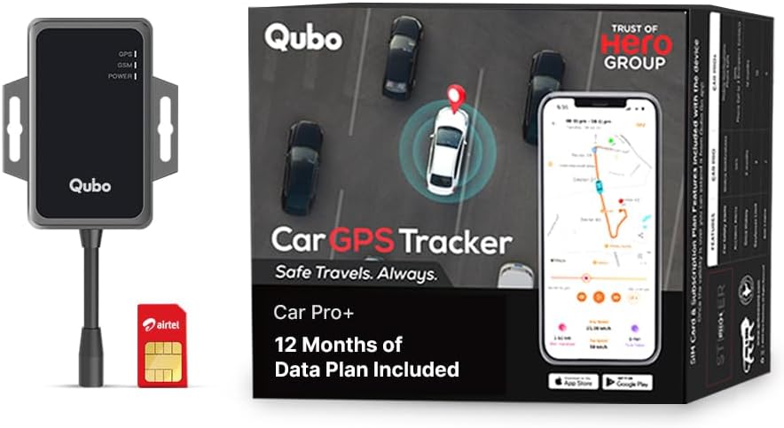 Qubo Wired Car GPS Tracker from Hero Group | AI Features | Live ...
