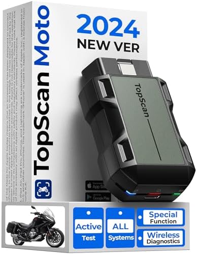 Motorcycle Scan Tool TOPDON TopScan Moto, All System Bidirectional ...