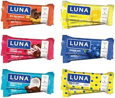 Amazon.com : LUNA Bar - Chocolate Peppermint Stick Flavor - Snack Bars ...