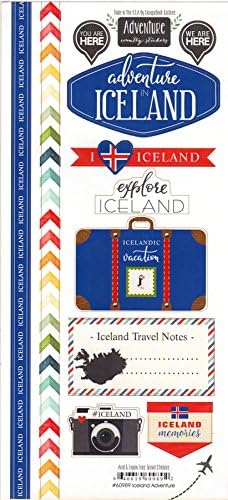 Amazon.com: Iceland Adventure Cardstock Scrapbook Stickers (60989)