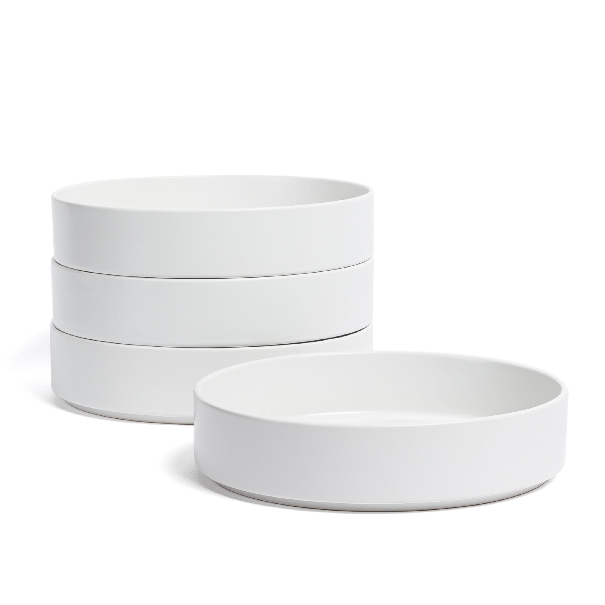 Amazon.com: over&back Stackable Dinner Bowl Set - Stoneware Dishes ...