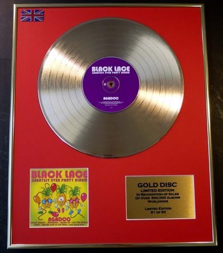 Black Lace Cd Gold Disc Record Limited Edition/Agadoo : Amazon.co.uk ...