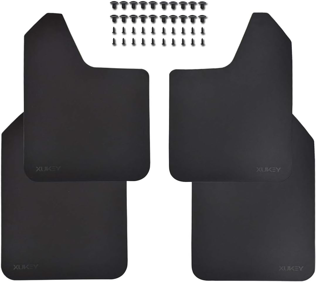 XUKEY 4pcs WIDE Universal Mud Flaps For Car Pickup SUV Van Truck ...