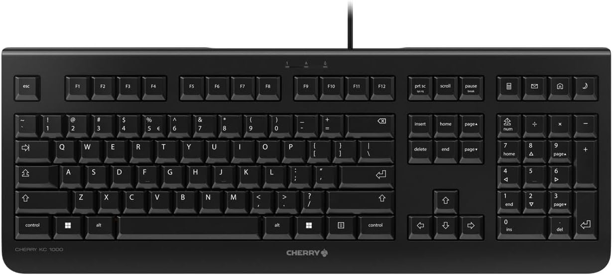 CHERRY STREAM KEYBOARD, Tastiera con filo, Layout per l'Italia (QWERTY ...