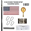 Amazon.com : Service First Telescoping Flagpole Freedom Edition Kit ...