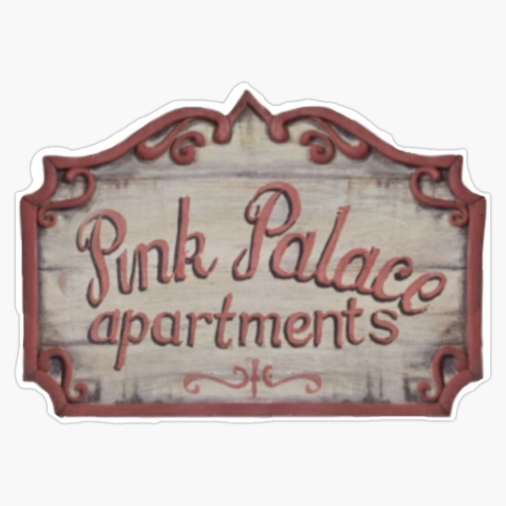 Coraline Pink Palace Apartments Sticker Vinyl Waterproof Sticker Decal ...