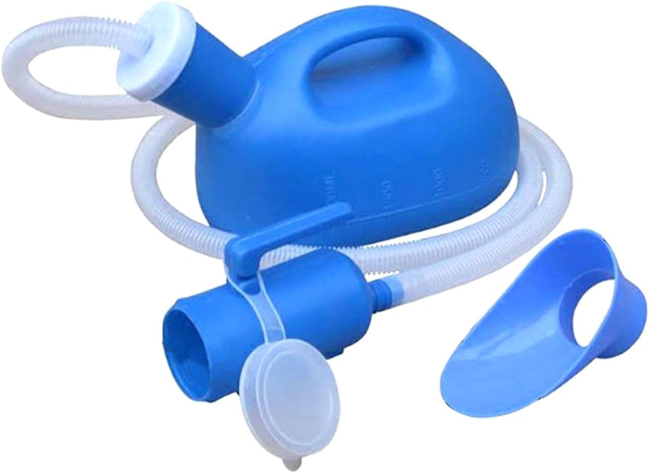 Kisbeibi 2000ml Men Women Portable Urine Potty Pee Bottle with Hose for ...
