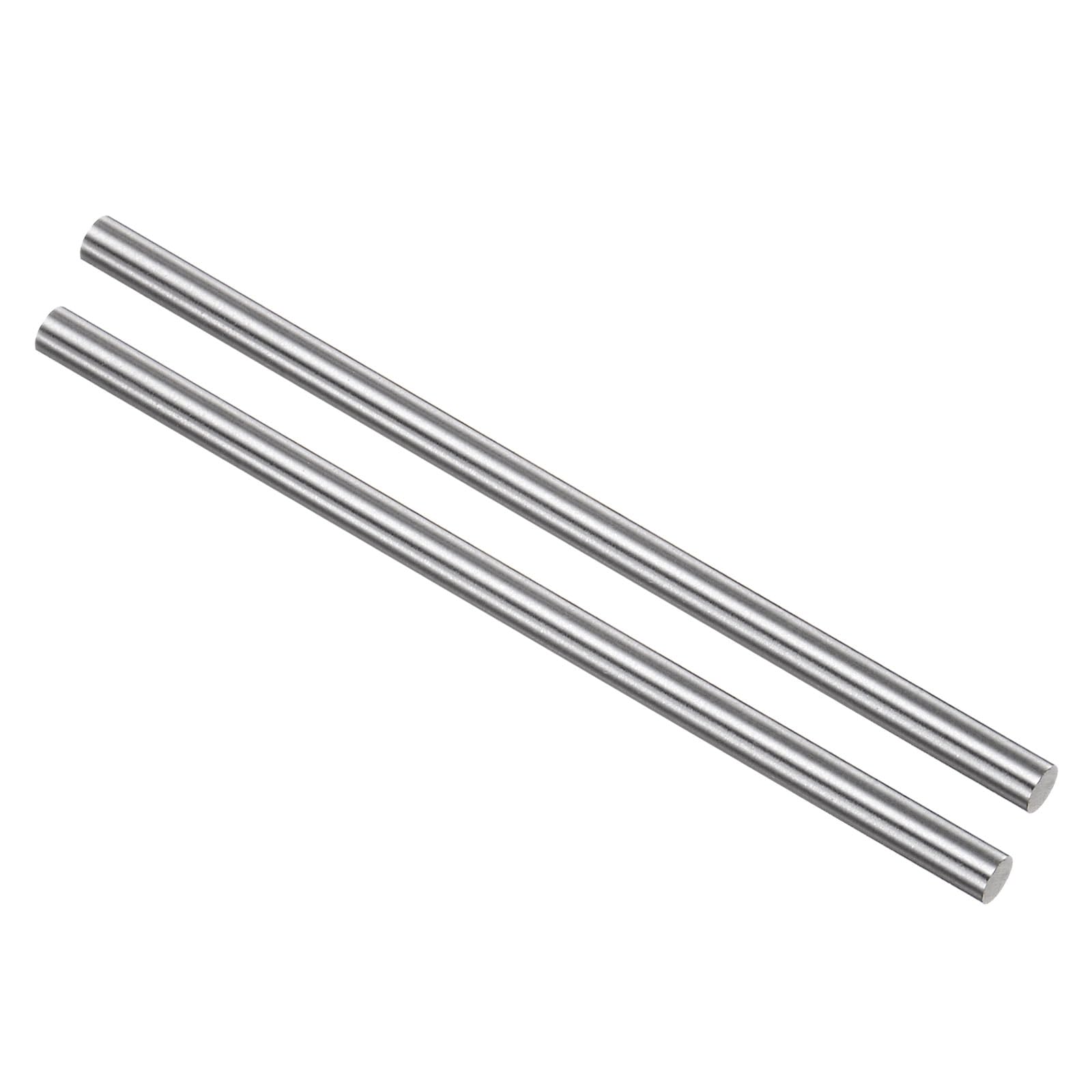Snapklik.com : Uxcell 2pcs Round Steel Metal Rods, 4.6mm X 100mm High ...