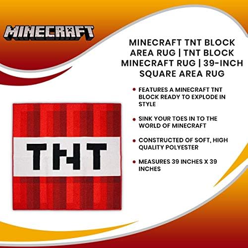 Tapis de zone Minecraft Décorations de bloc TNT Merch Décorations de ...