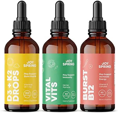 Amazon.com: JoySpring Vitamin D Drops for Toddlers to Support Growth ...