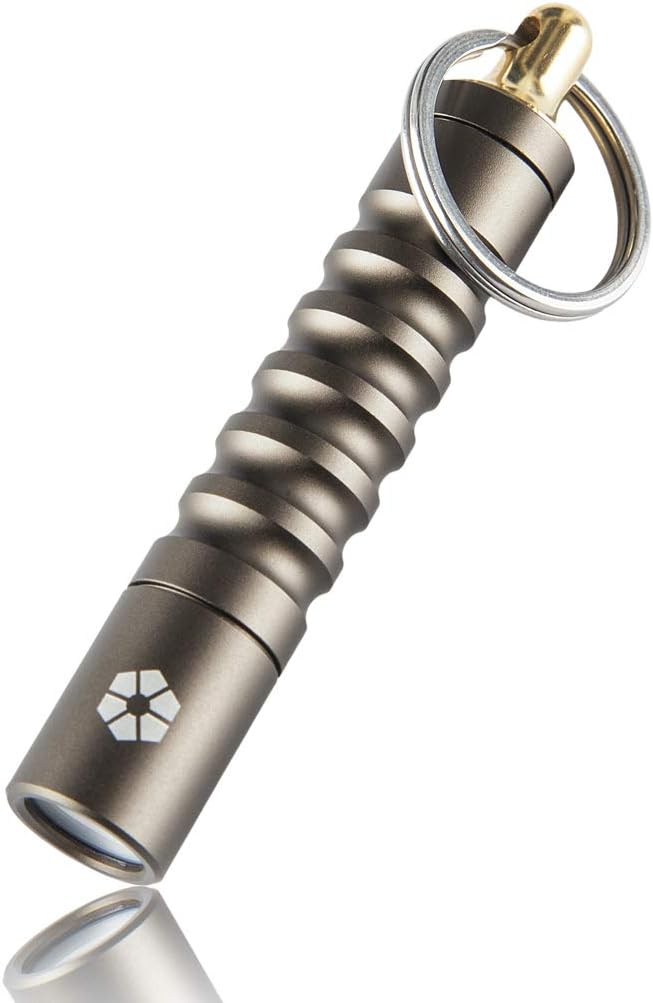 Prometheus Lights Beta Quick Release v2 Keychain LED Flashlight with Automatic Magnetic ...
