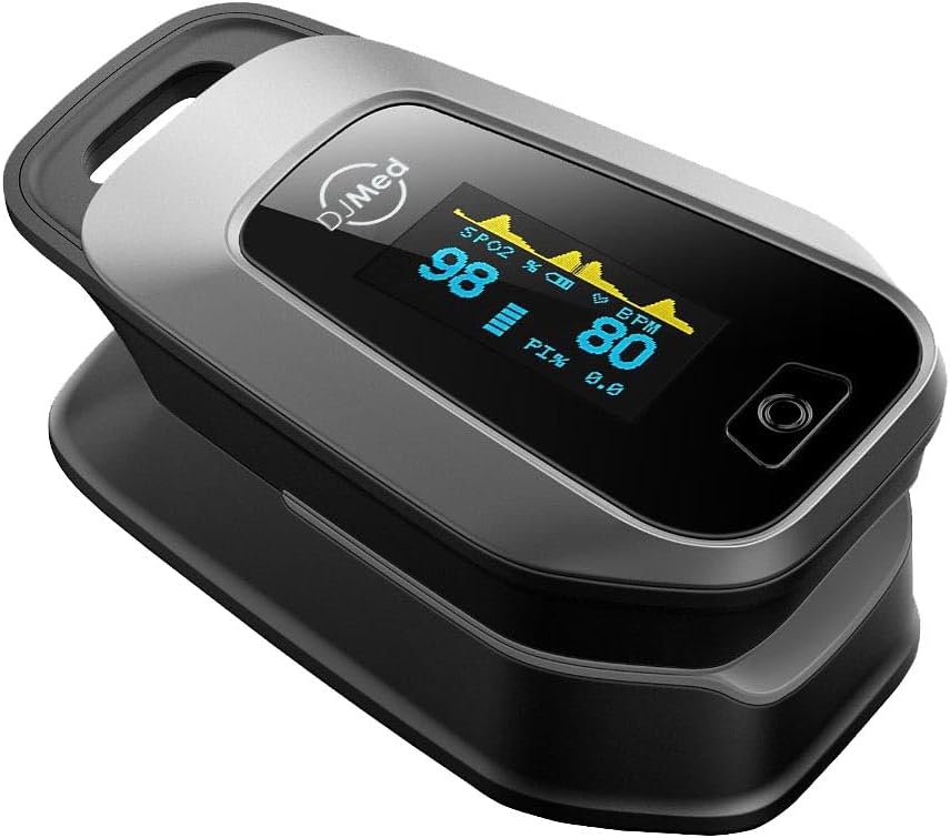 Biomedintech Fingertip Pulse Oximeter with Bluetooth, Blood Oxygen ...