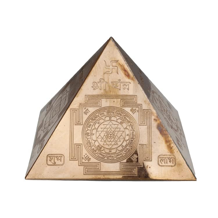 Buy RUDRA BLESSING CENTER Copper Pyramid Vastu Dosh Nivaran Sri Yantra ...