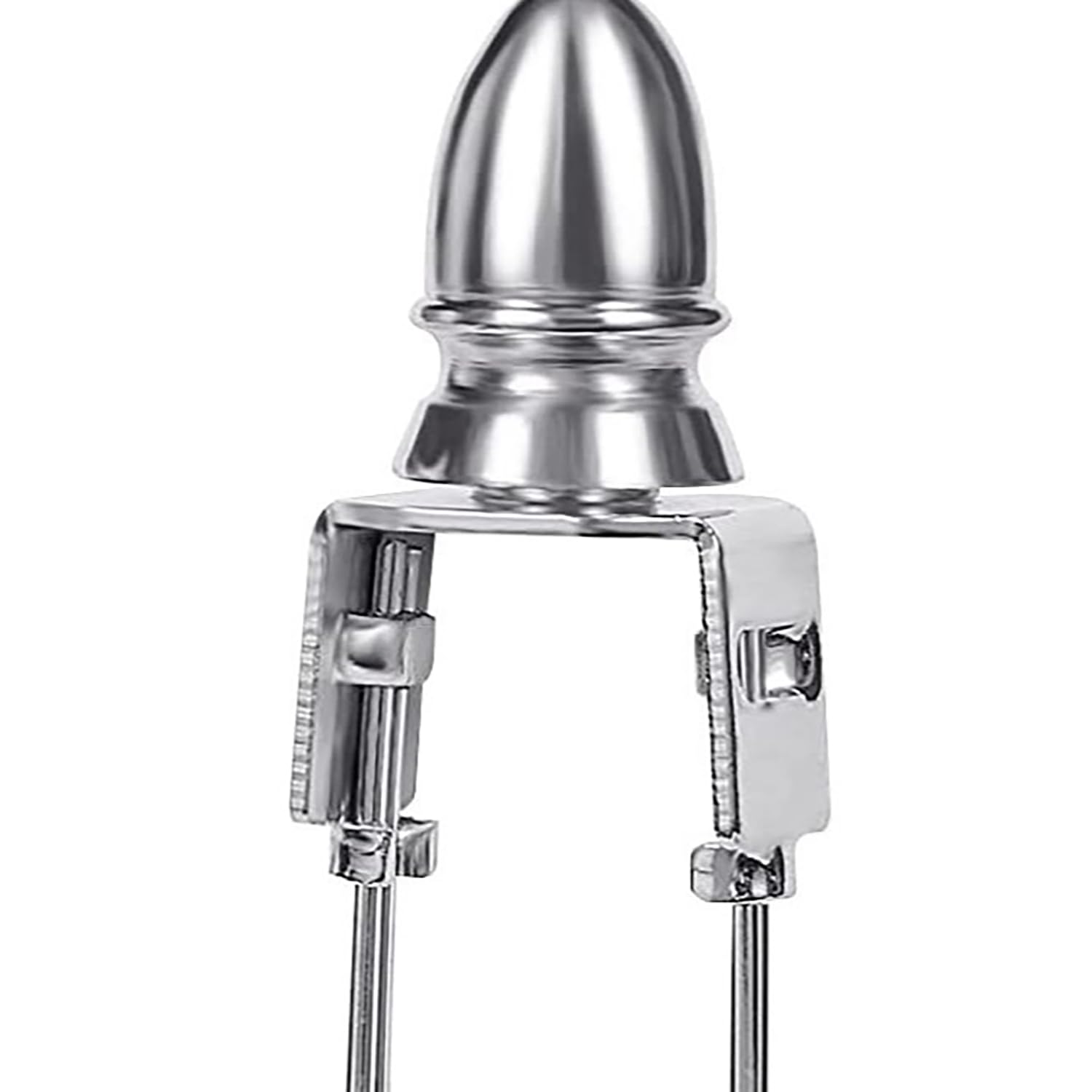 Snapklik.com : 115x53cm Silver Lampshade Adaptor Clip On Lampshade Bulb ...