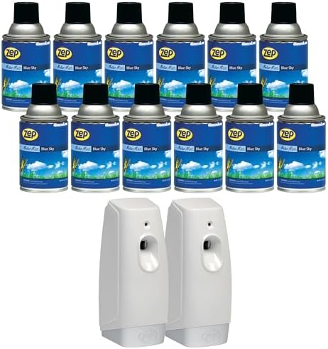 Amazon.com: Zep Metered Mist Blue Sky Air Freshener Refill (Case of 12 ...