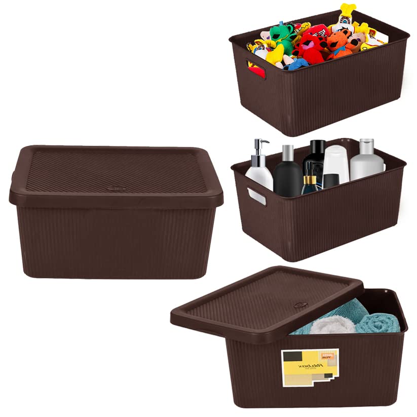 Brown Plastic Storage Totes Garden Storage Buying Guide | Ideas