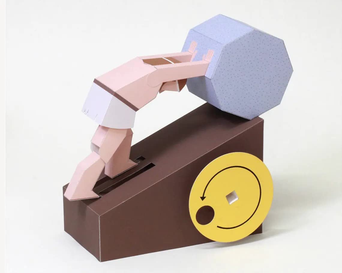 Buy The stone of Sisyphus - Karakuri Workshop – Making paper toys that ...
