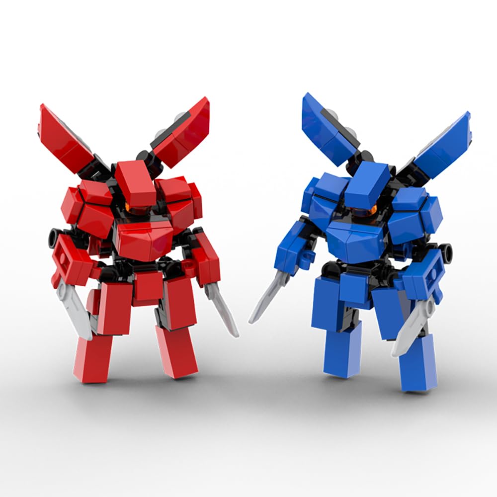 Amazon.com: Mini Robot Mecha Construction Building Block Kit Toys ...