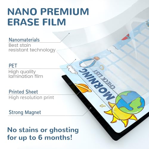 Snapklik.com : JJPRO Kids Daily Schedule Whiteboard-Fridge Magnet To ...