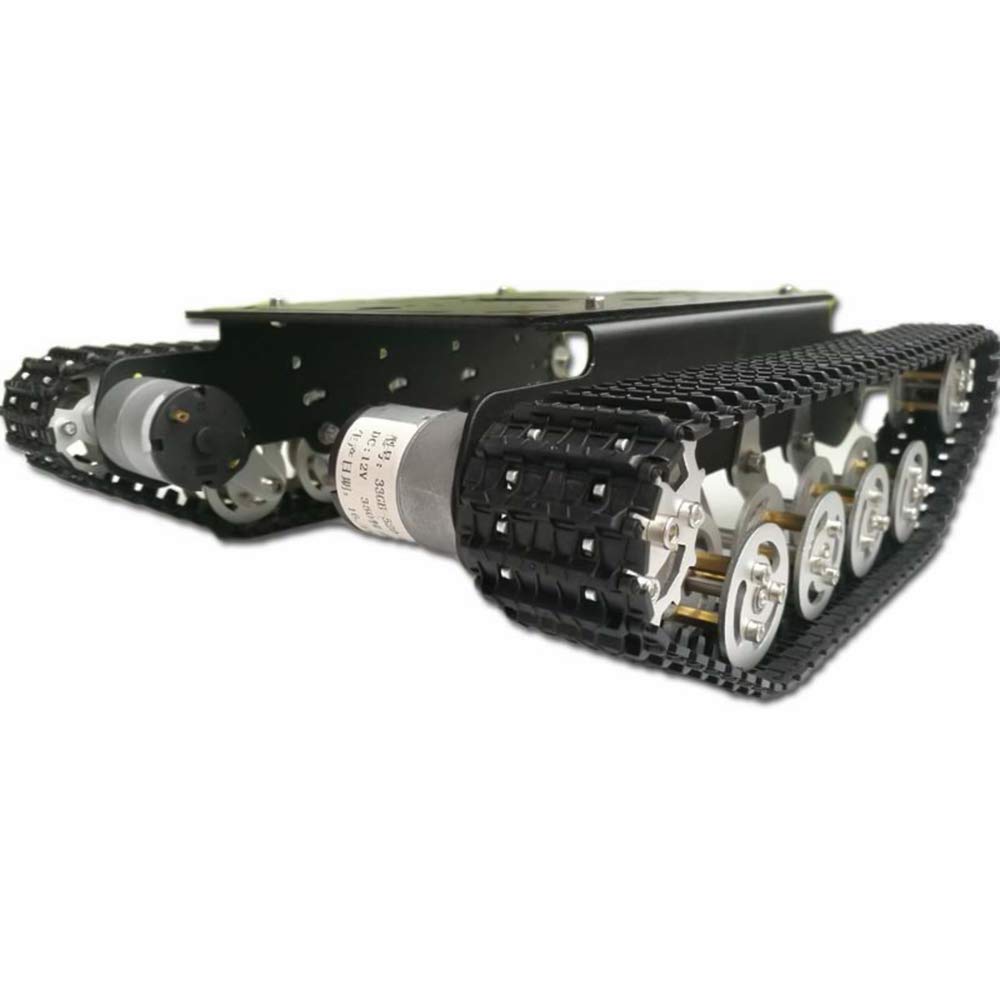 Buy TS100 Tank Chassis TS100 Shock Absorber Metal Robot Tank Car Kit ...